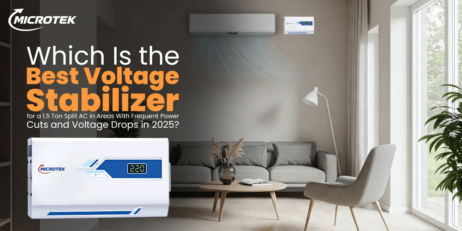 Which Voltage Stabilizer is Ideal for a 1.5 Ton AC in Areas with ...