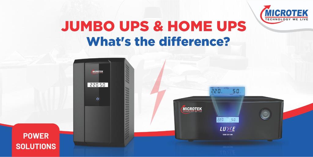 Jumbo UPS vs. Home UPS: What’s the Difference? | Microtek Blog