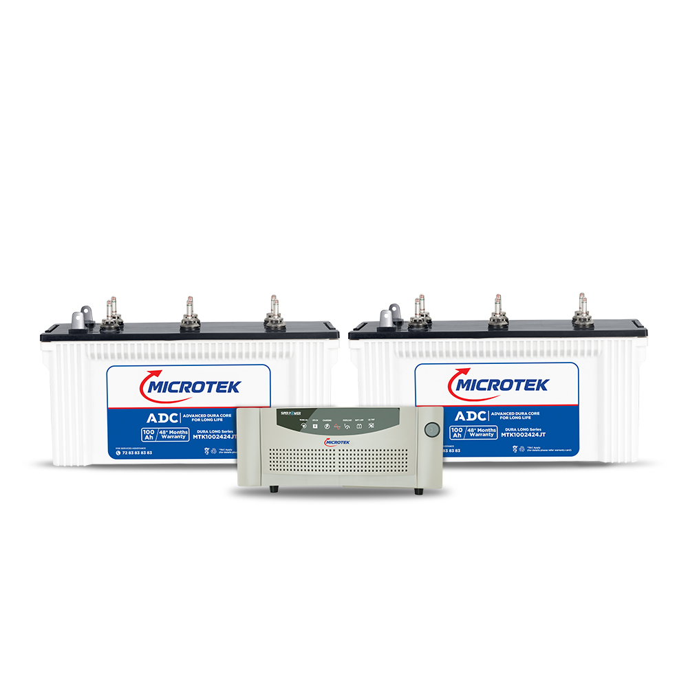 Shop High Performance Inverter and Battery Combo| Microtek