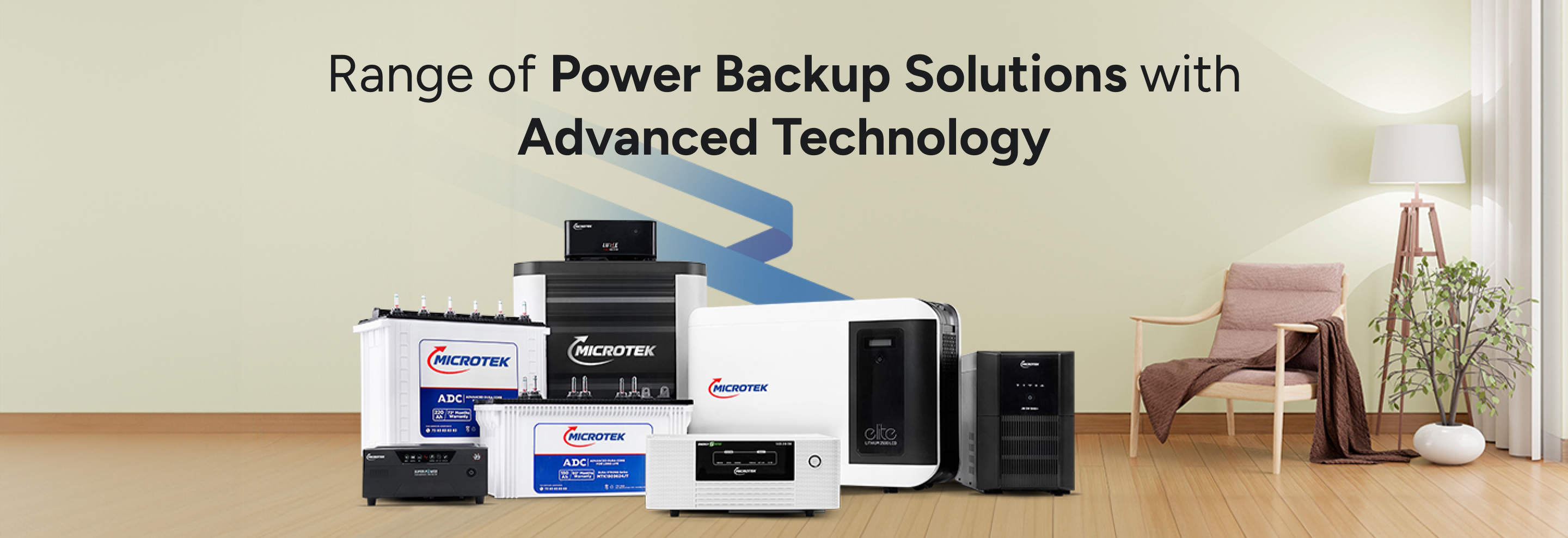 Best Power Backup Solutions for Home | Microtek India